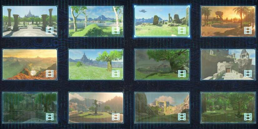 All Captured Memory Locations In BOTW
