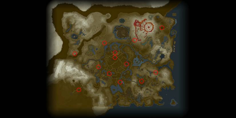All Captured Memory Locations In BOTW