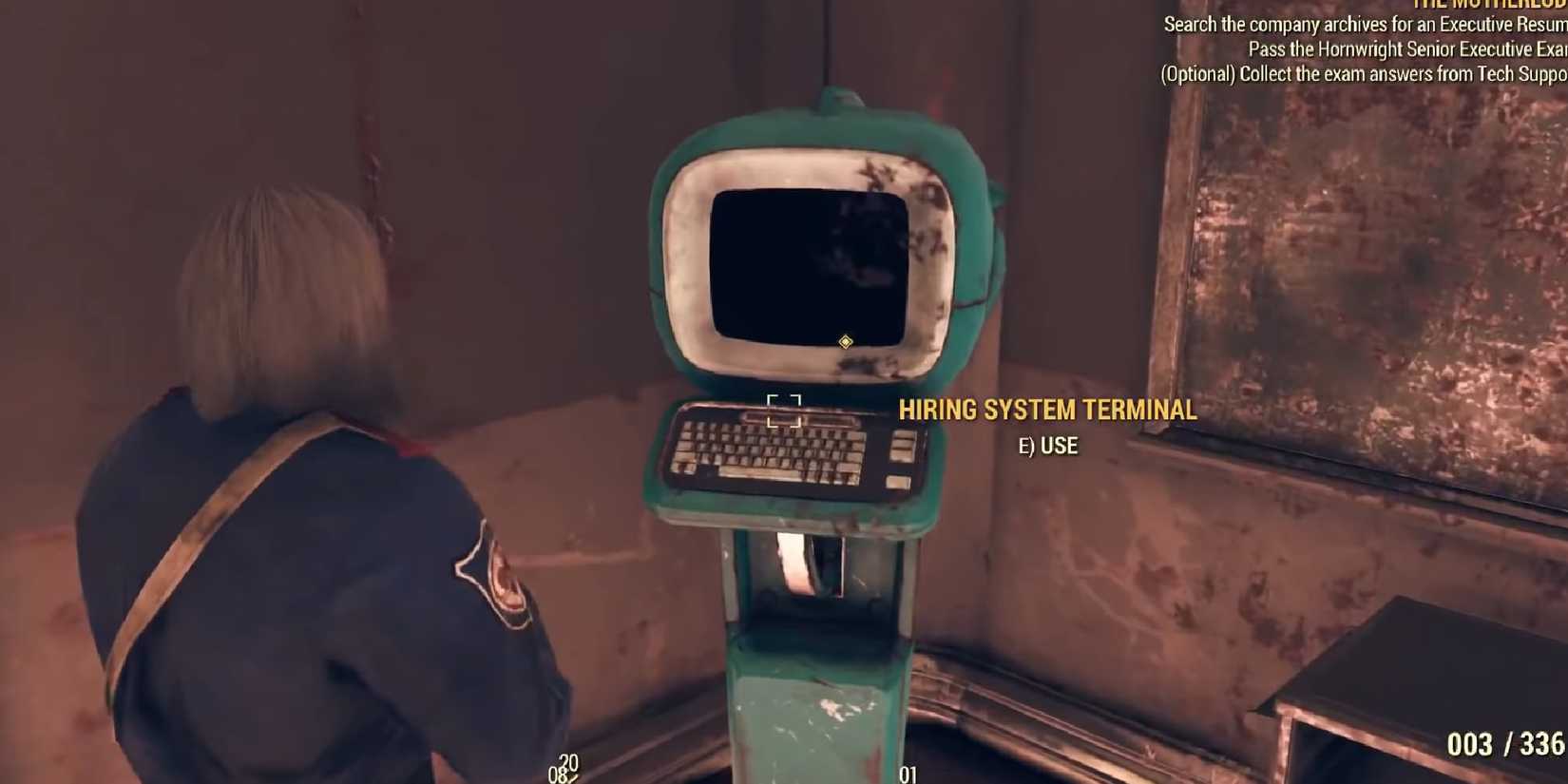 All Hornwright Industrial Exam Answers In Fallout 76