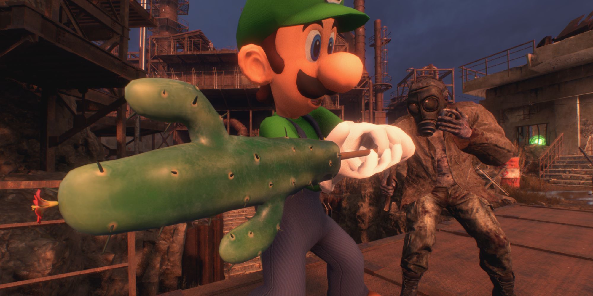 A Fan Is Turning Resident Evil 4 Remake Into The Strangest Mario Game Ever