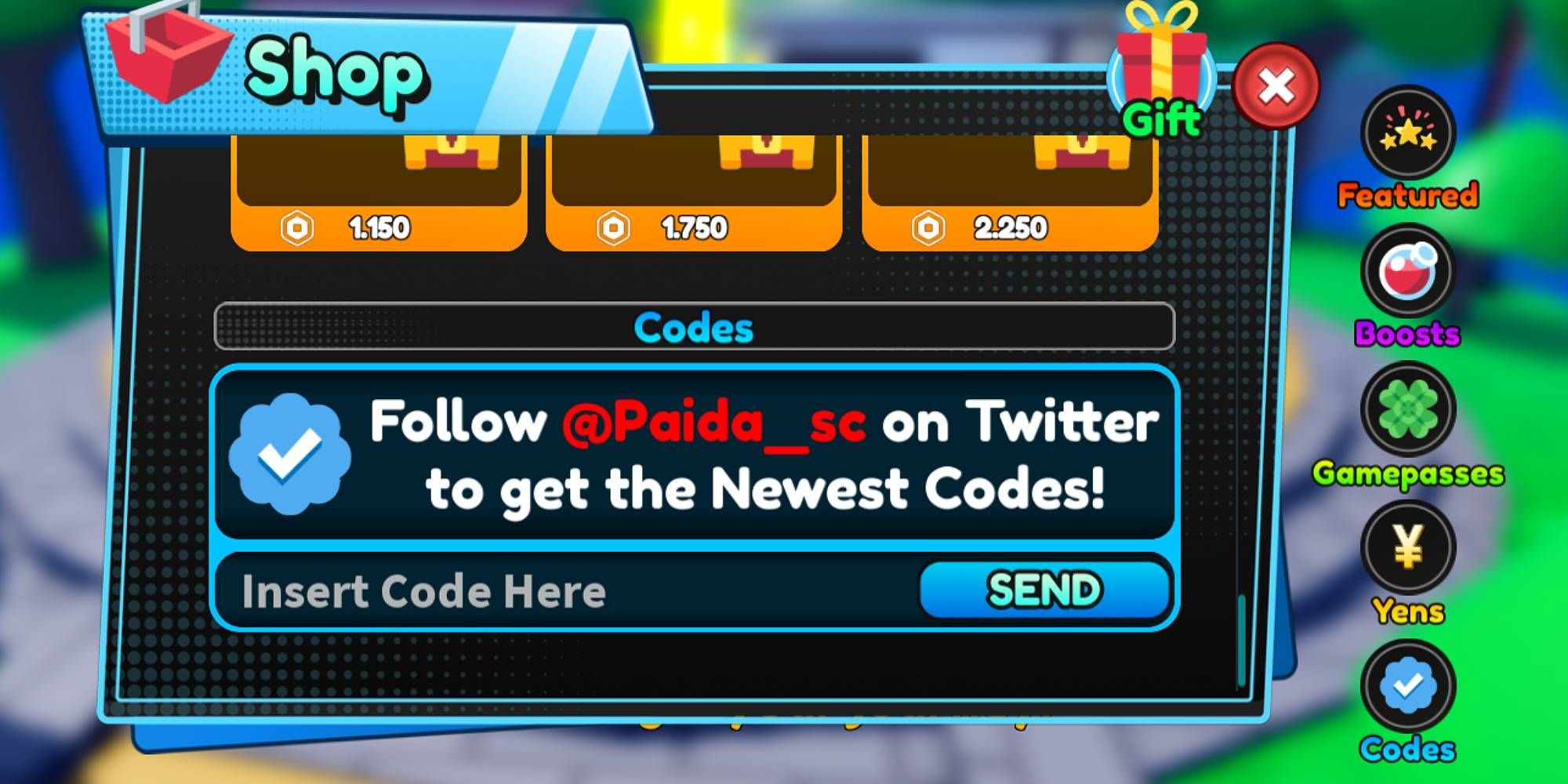 Anime Street Simulator Codes - Roblox