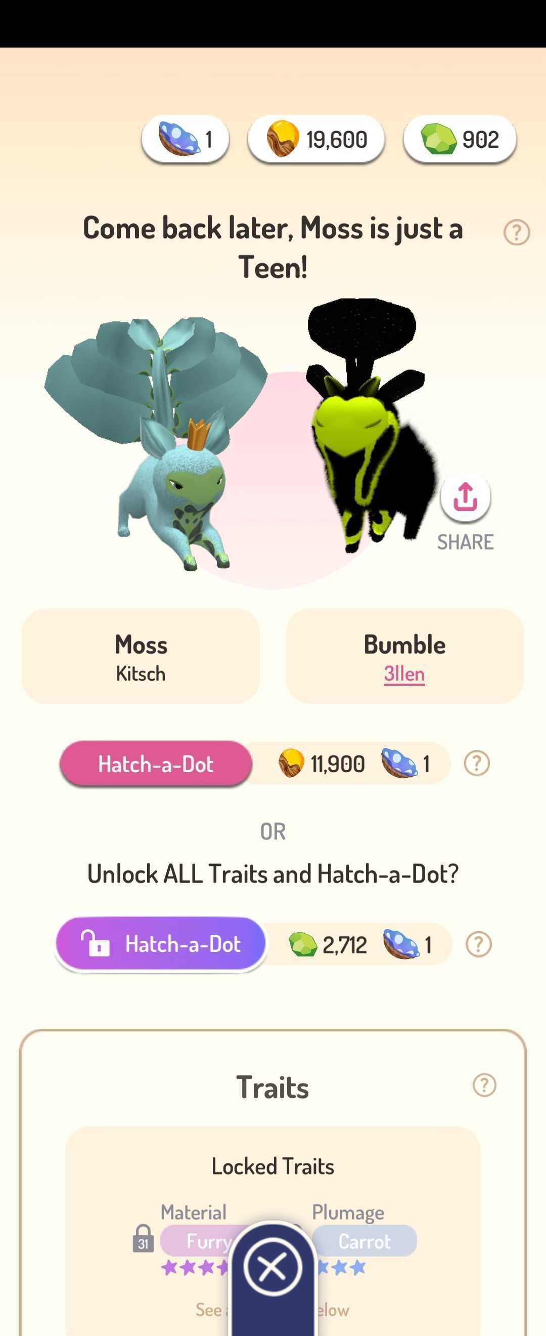 How To Unlock Traits In Peridot