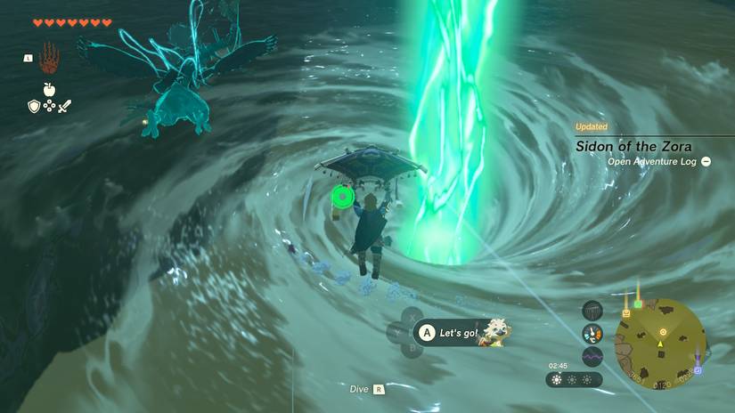Complete Walkthrough For Sidon Of The Zora In Tears Of The Kingdom