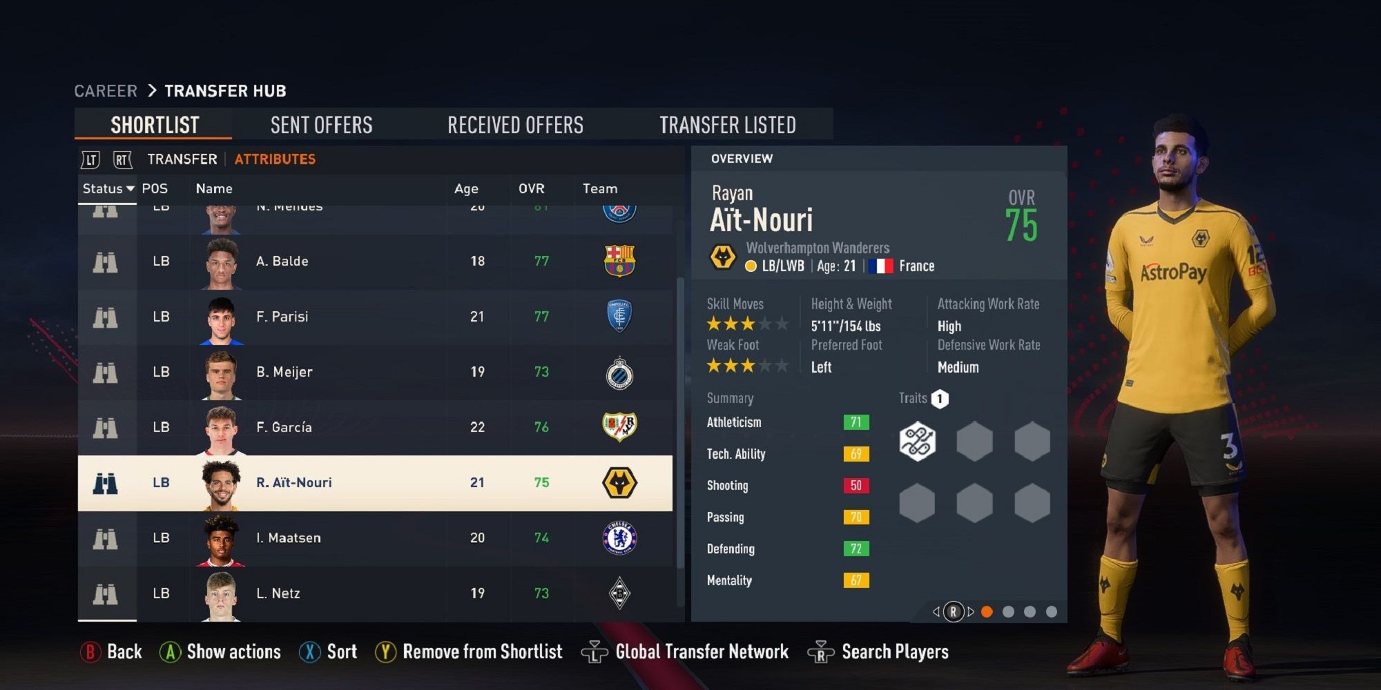 The Best Young Left Backs To Sign In FIFA 23 Career Mode