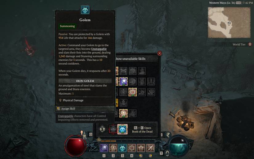 How To Summon Golems In Diablo 4