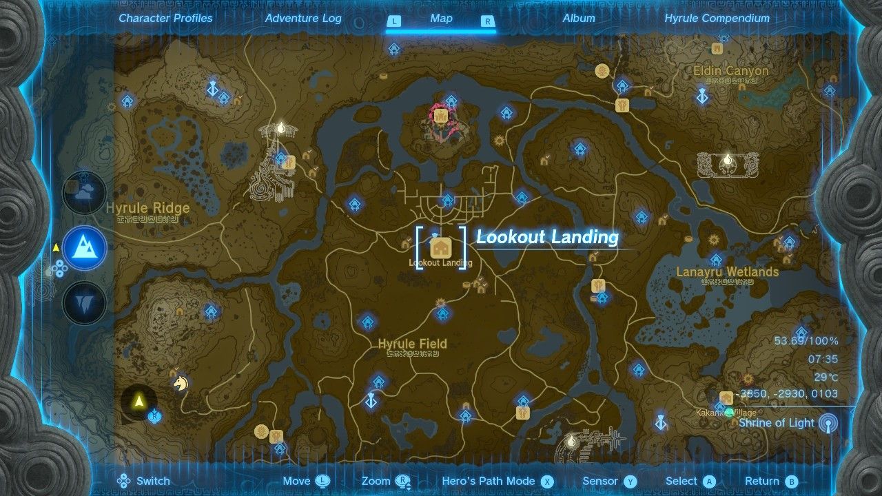 The Easiest Route To Every Settlement In Tears Of The Kingdom