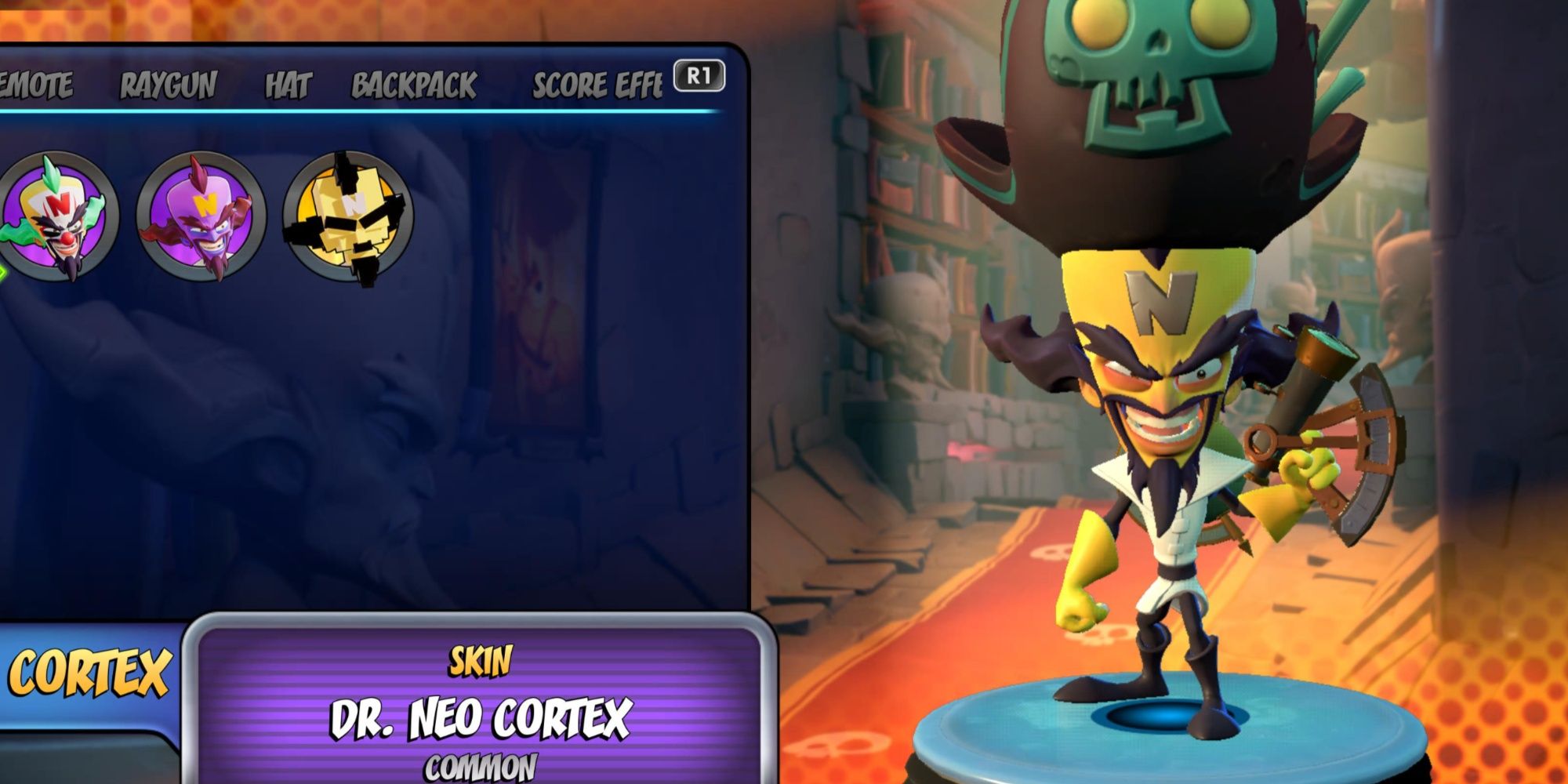 All Cortex Skins In Crash Team Rumble, Ranked