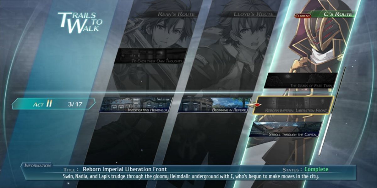 The Best Order To Complete Story Quests In The Legend Of Heroes: Trails ...