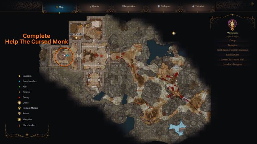 Should You Accept the Cursed Monk's Curse In Baldur's Gate 3