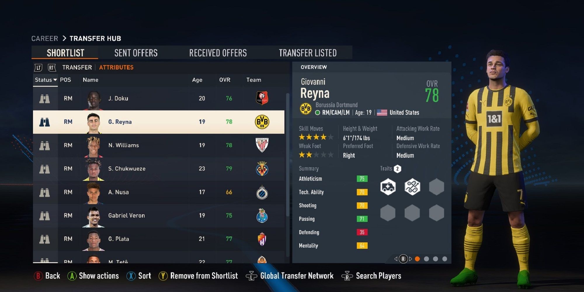 The Best Young Right Midfielders To Sign In Career Mode In FIFA 23