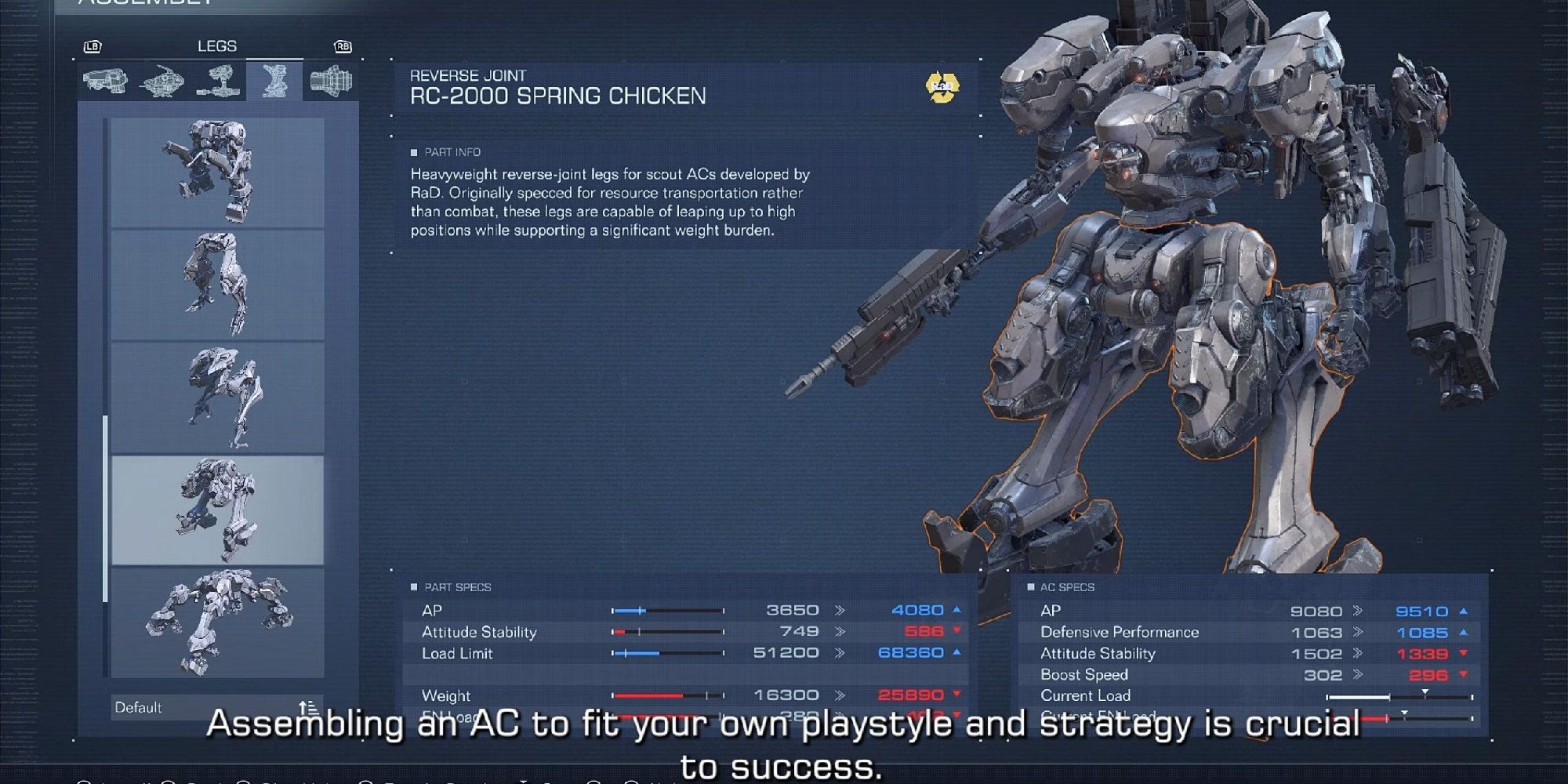 The Best Legs In Armored Core 6