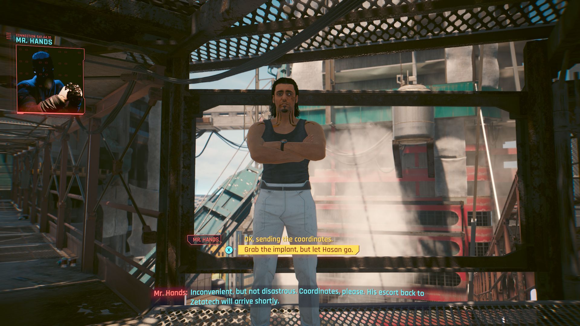 Should You Let Hasan Go In Cyberpunk: Phantom Liberty?