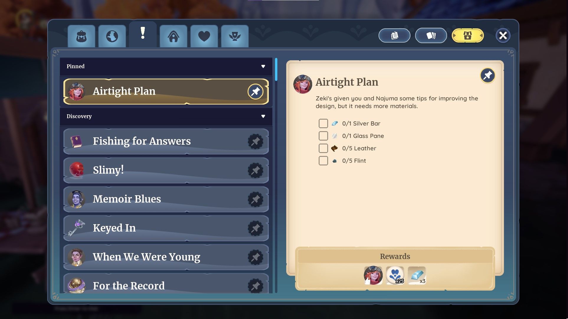 How To Complete The Airtight Plan Quest In Palia
