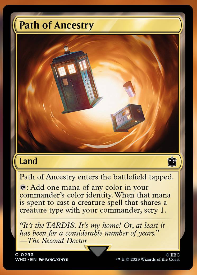 MTG Doctor Who Card List - Every Commander Deck