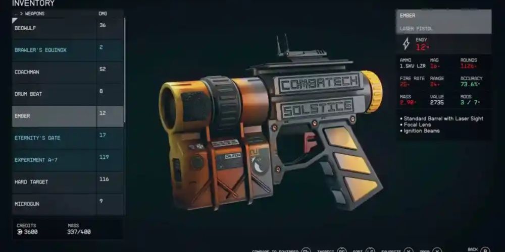 The Best Laser Weapons In Starfield