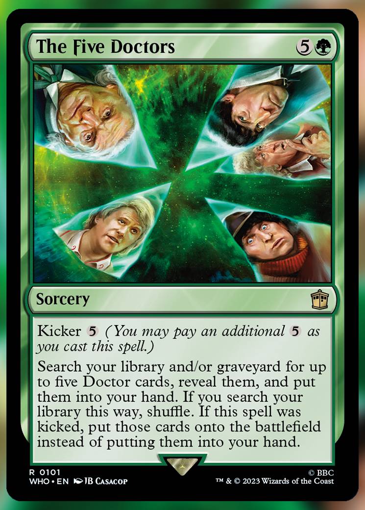 MTG Doctor Who Card List - Every Commander Deck