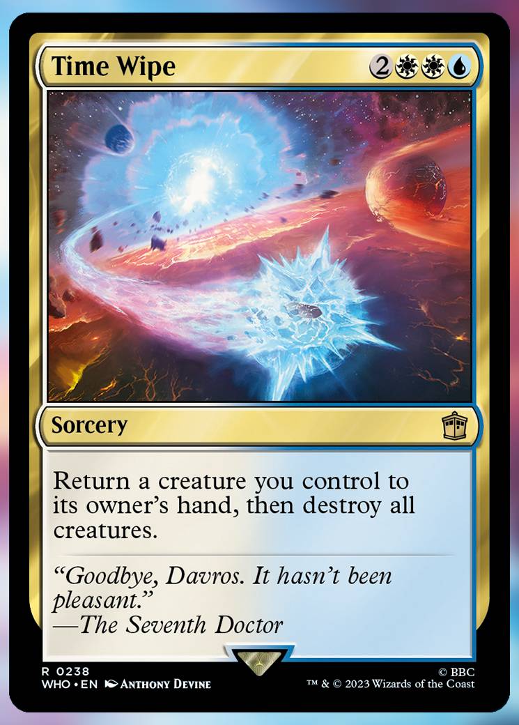 MTG Doctor Who Card List - Every Commander Deck