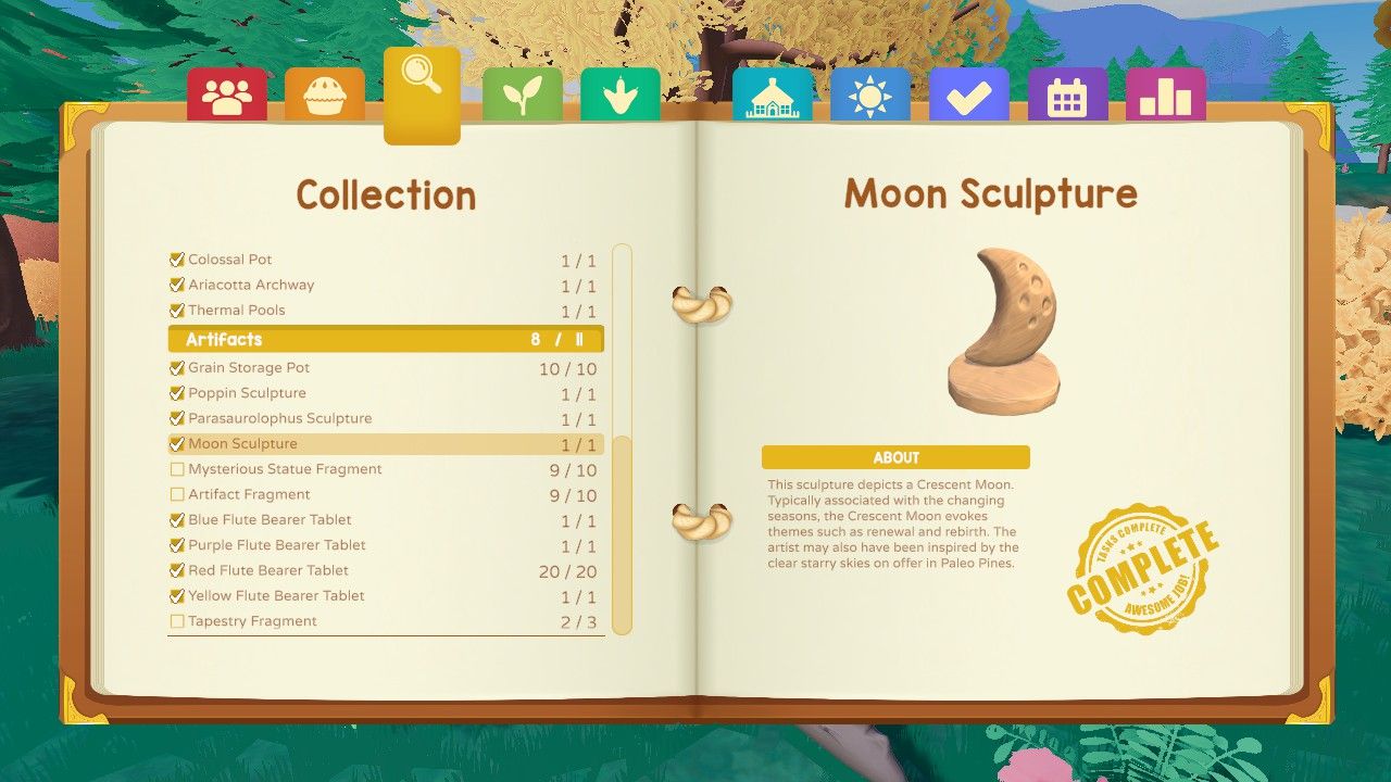 Where To Find All Artifacts In Paleo Pines