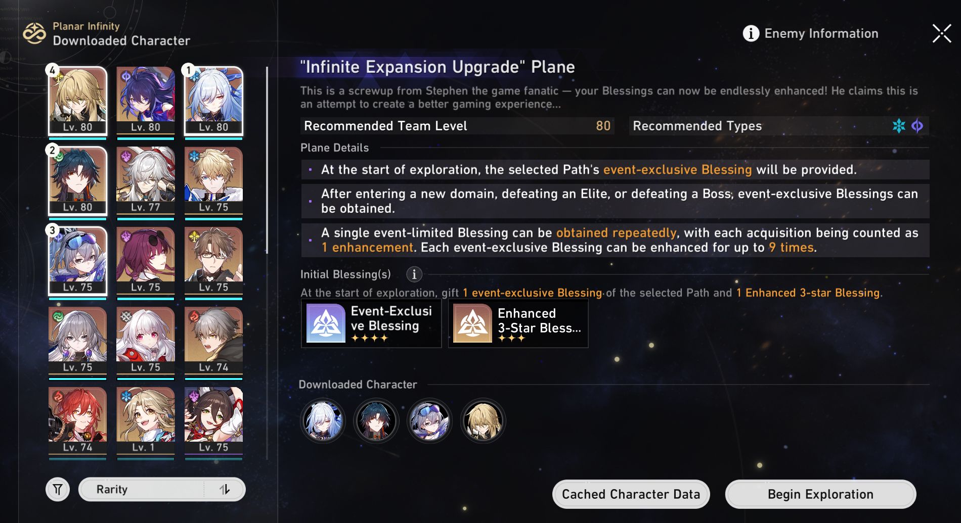 How To Complete The Planar Infinity Event In Honkai: Star Rail