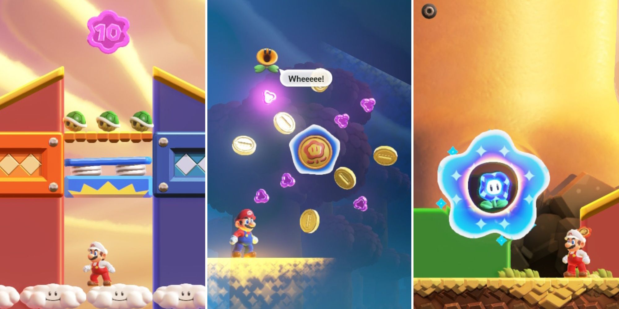 超级马里奥兄弟奇迹：Rolla Koopa Derby中的所有花硬币和奇迹种子