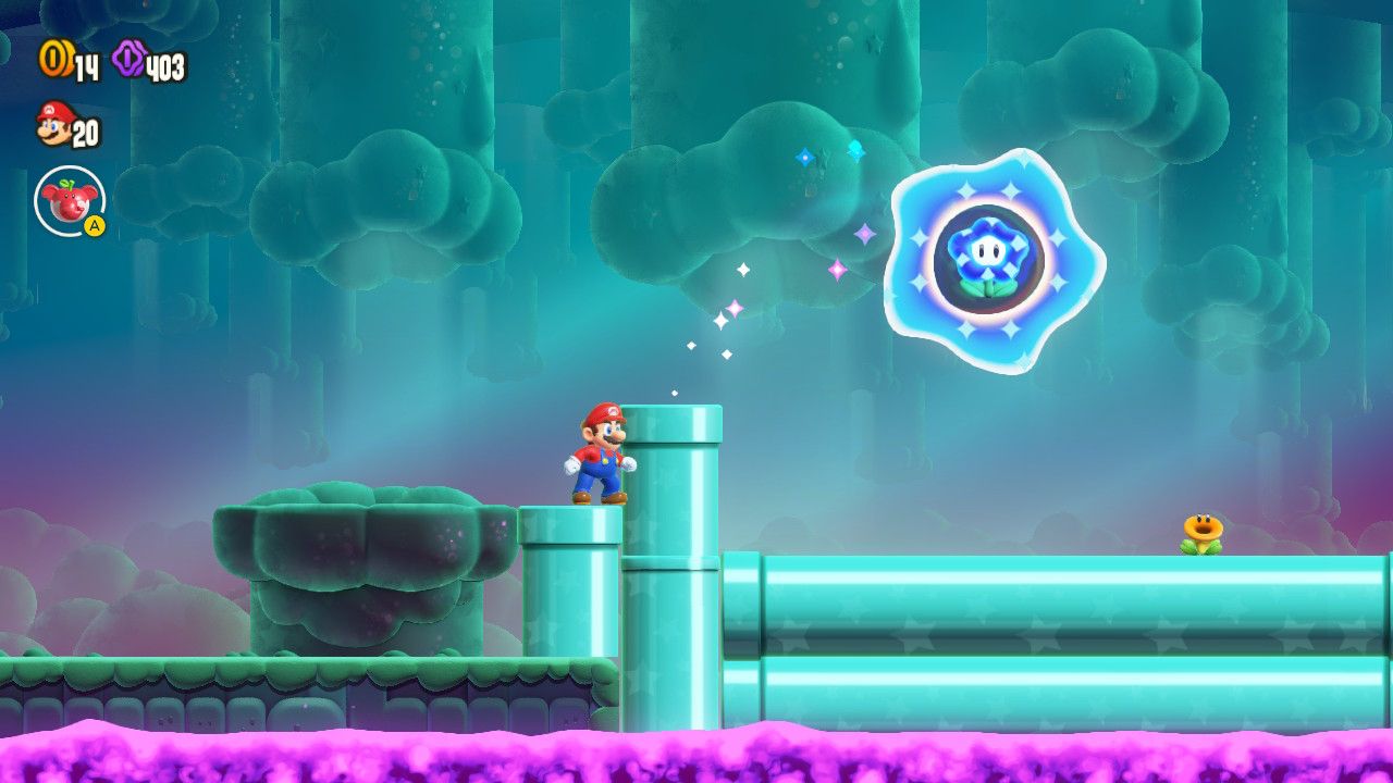 All Swamp Pipe Crawl Flower Coins And Wonder Seeds In Super Mario Wonder