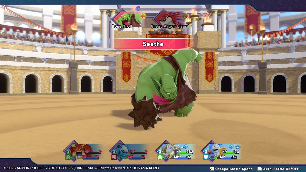 How To Beat Rank C At The Endor Colosseum In Dragon Quest Monsters: The ...