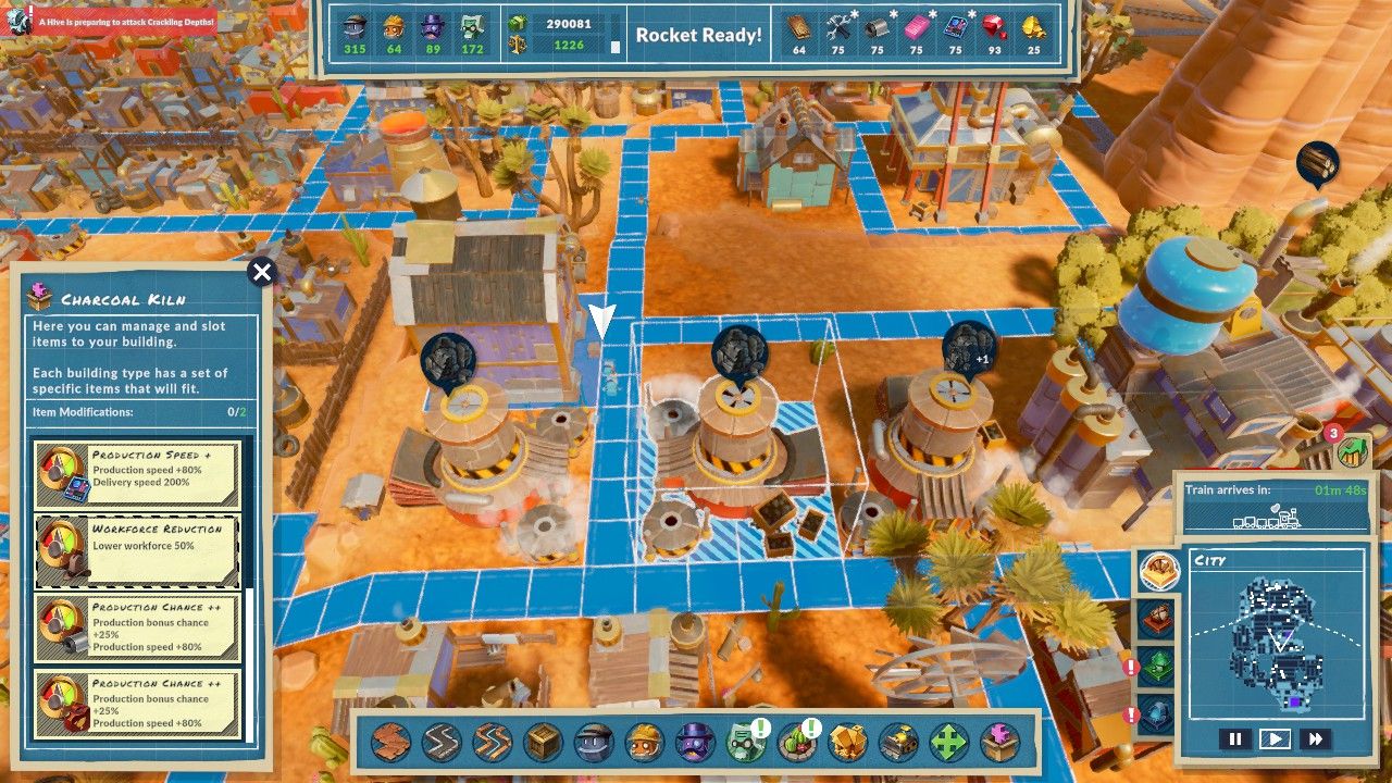 How To Equip Items On A Building In Steamworld Build