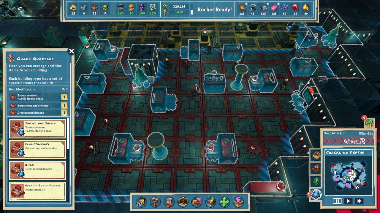 How To Equip Items On A Building In Steamworld Build