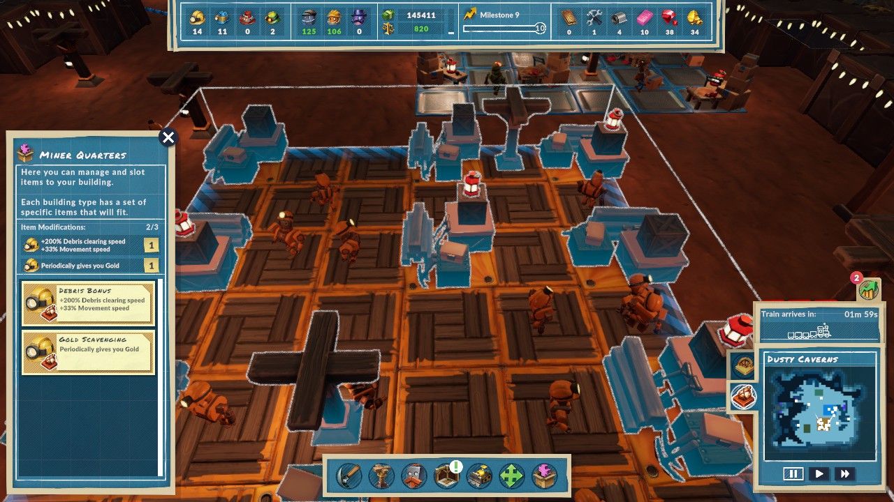 How To Equip Items On A Building In Steamworld Build