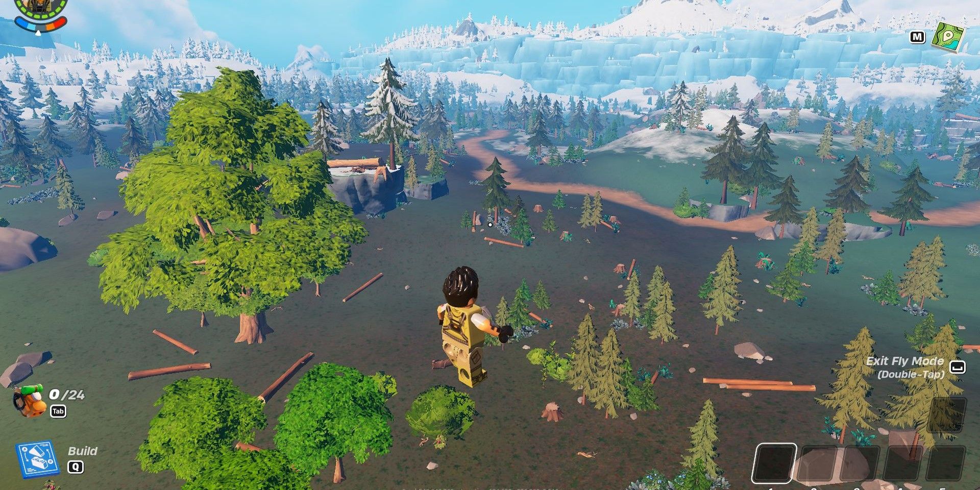 Full map of lego fortnite