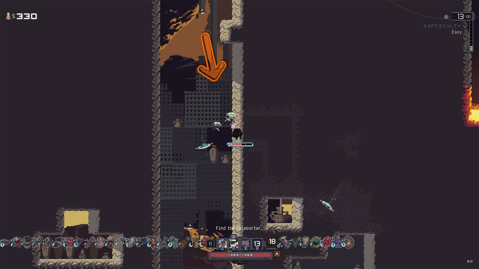 Where To Find The Huntress Strange Prism In Magma Barracks In Risk Of ...