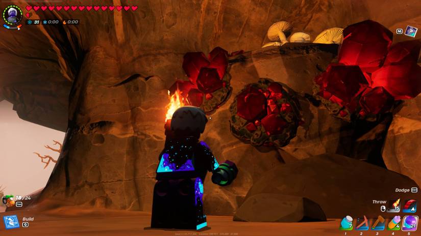 Where To Find Rough Ruby And Cut Ruby In Lego Fortnite