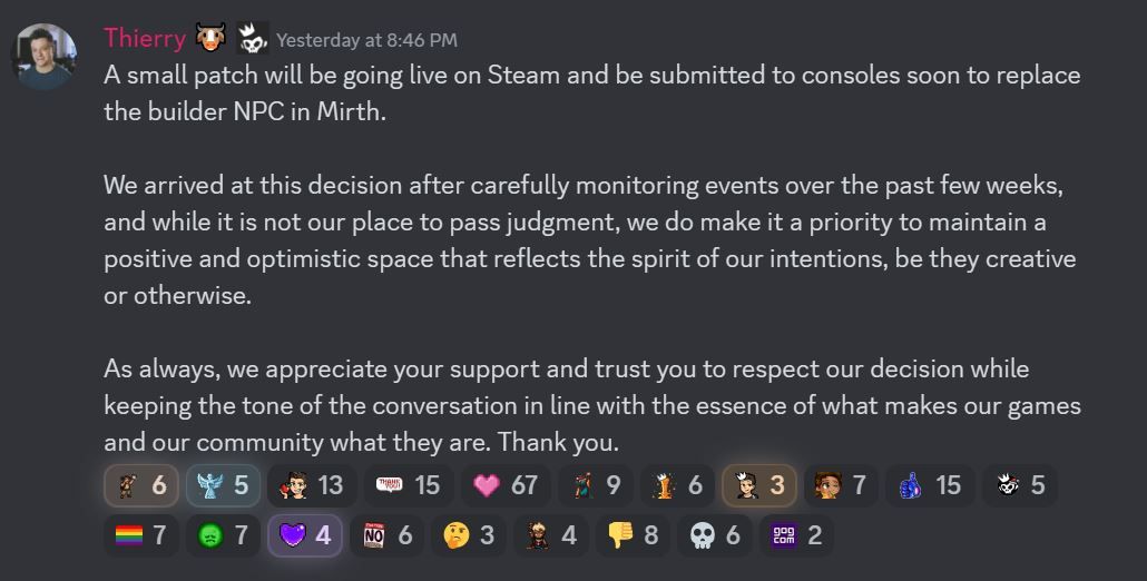 Sea Of Stars Will Remove The Completionist's Cameo Following Charity Scandal