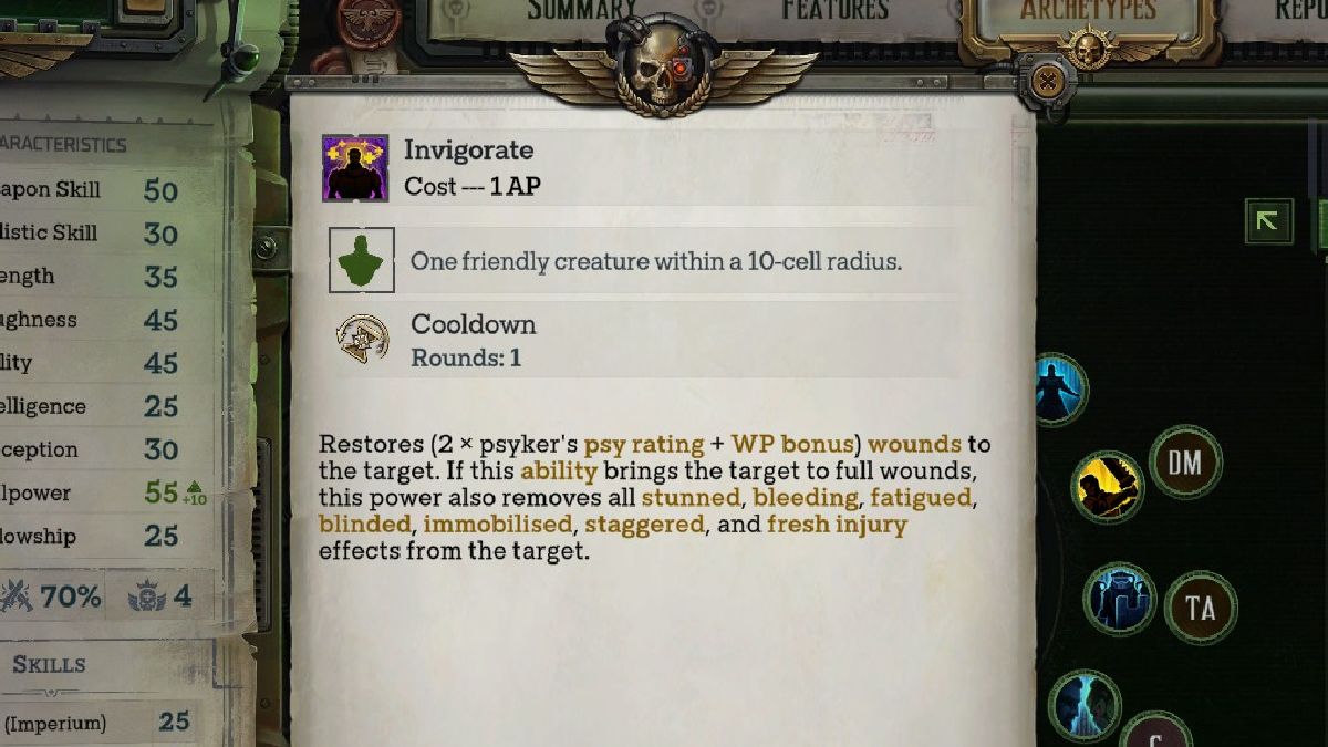 How To Heal In Warhammer 40k: Rogue Trader