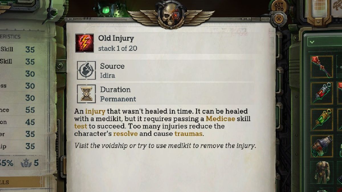 How To Heal In Warhammer 40k: Rogue Trader
