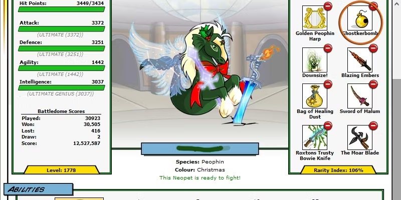 The Best Battledome Items In Neopets