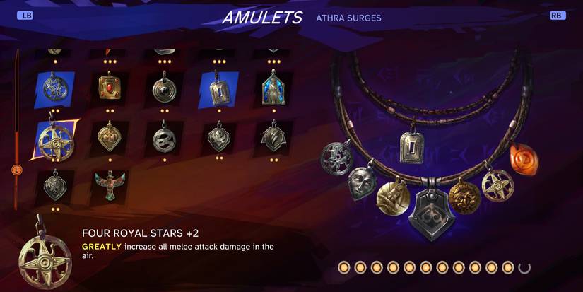 The Best Amulets In PoP: The Lost Crown