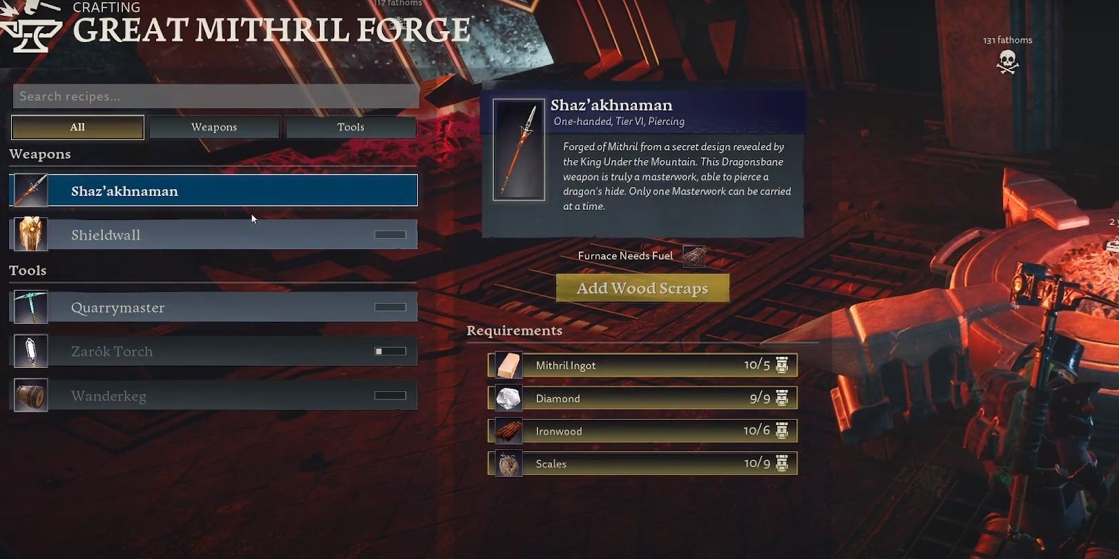 The Best Weapons In LOTR: Return To Moria