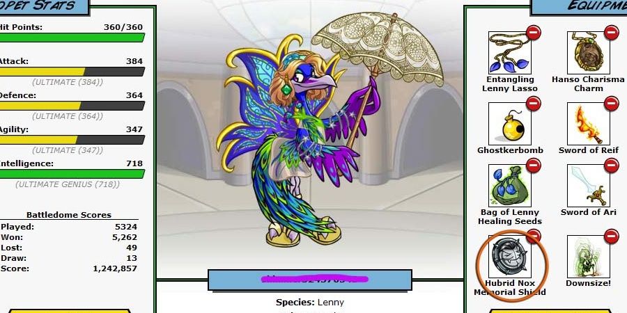 The Best Battledome Items In Neopets