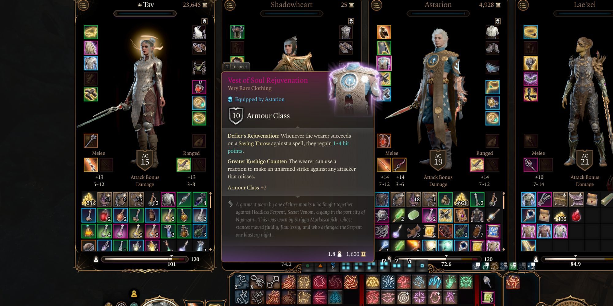 Best Equipment For Monks In Baldur's Gate 3