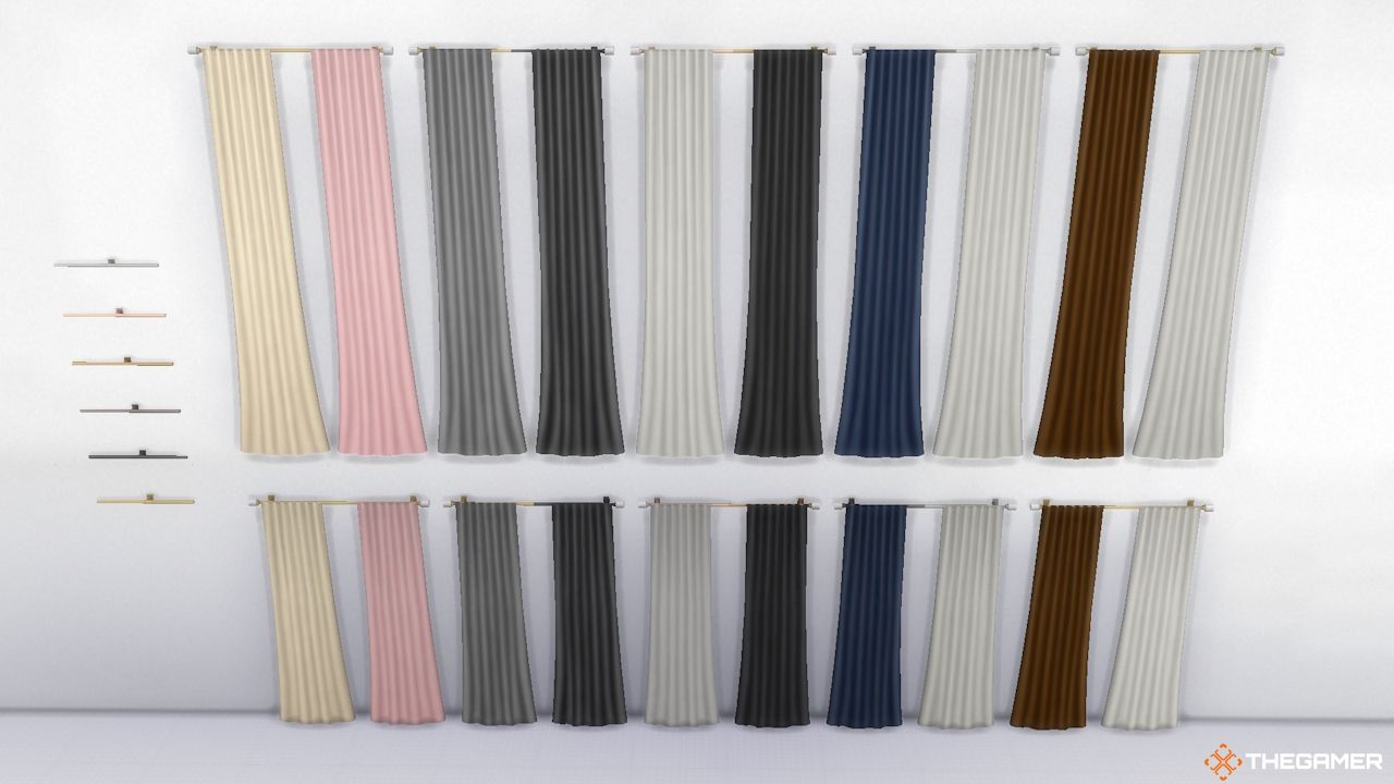 All Furniture From The Modern Luxe Kit In The Sims 4