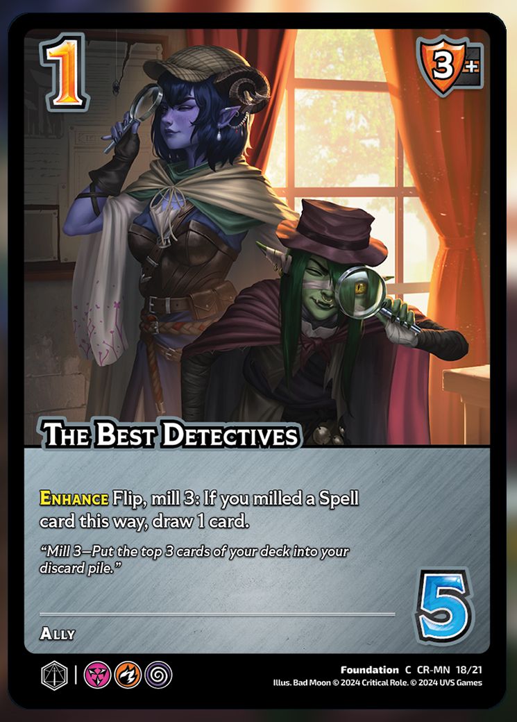 Every Card In The Critical Role: Mighty Nein Challenger Series Deck - UniVersus