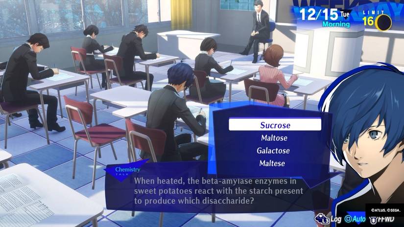 All Class And Exam Answers At School In Persona 3 Reload