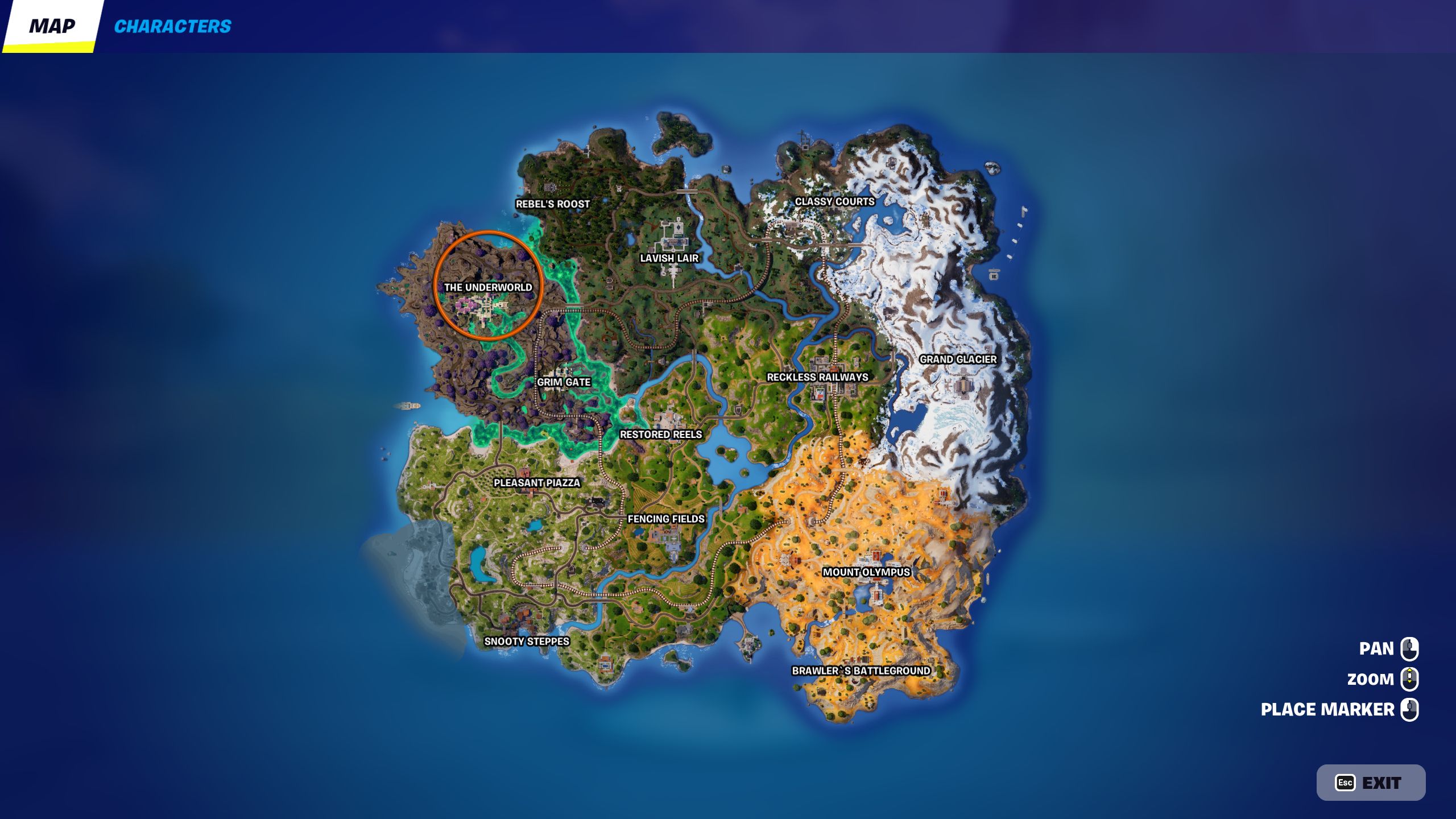 Map Of Hades Profile For HADES 9