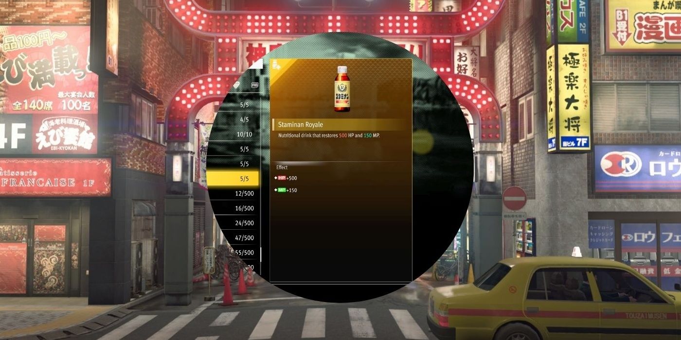 The 10 Best Healing Items In Like A Dragon: Infinite Wealth