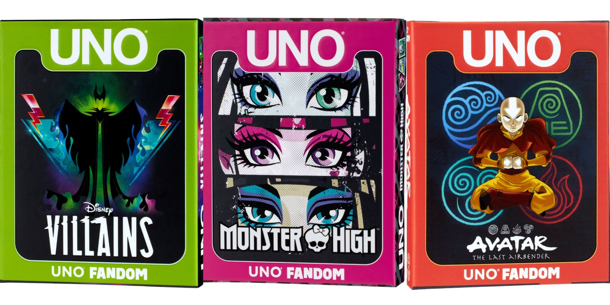 Disney Villains And Monster High Decks Included In New Uno Fandom ...