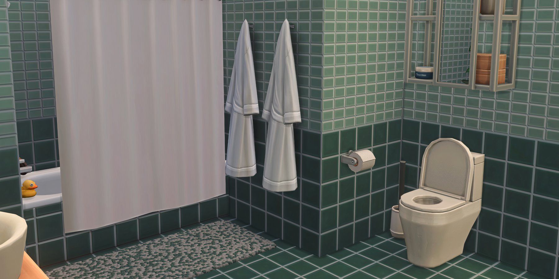 The Sims 4: Best Build Mode Custom Content For Bathrooms