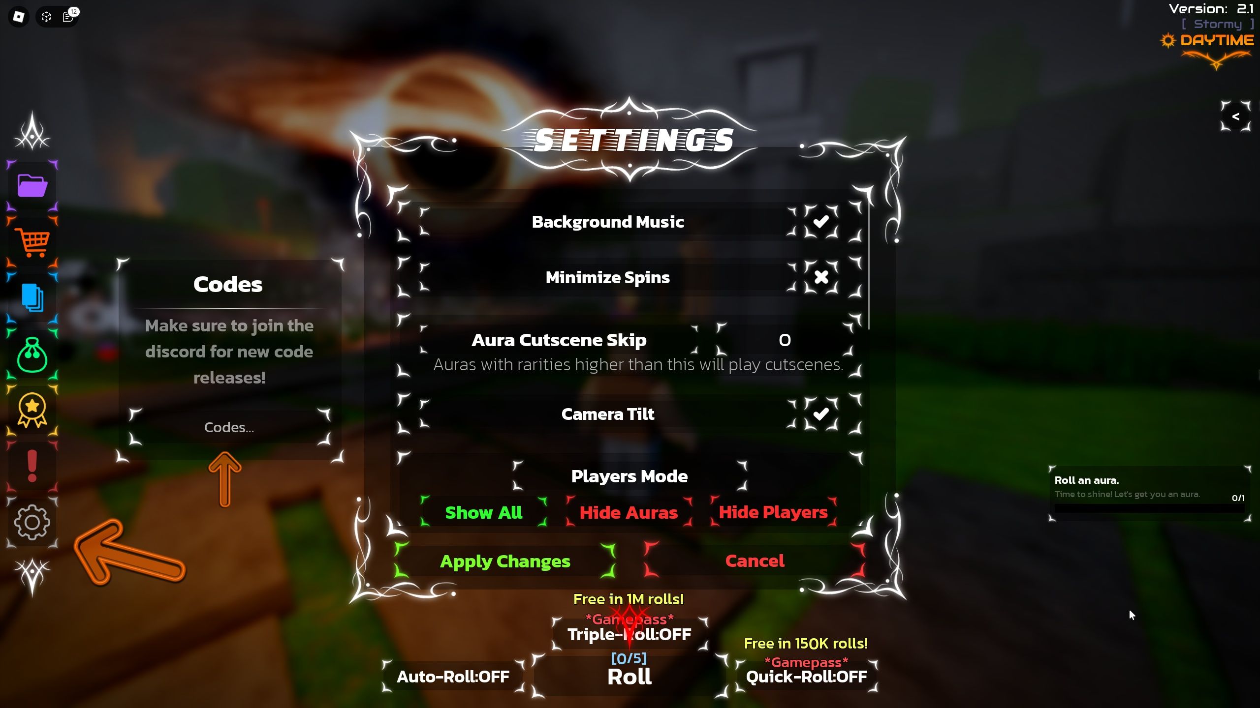 Untitled RNG Codes - Roblox