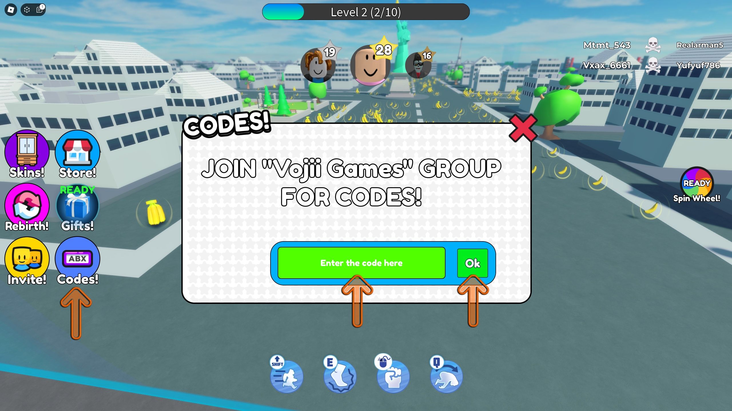 Monkey Arena Codes - Roblox