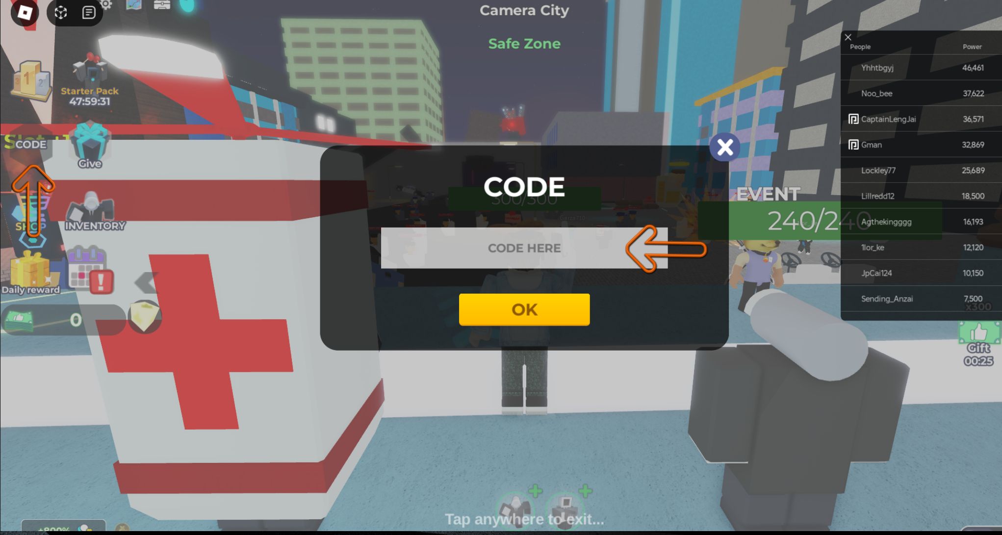 Cam Conqueror Codes - Roblox
